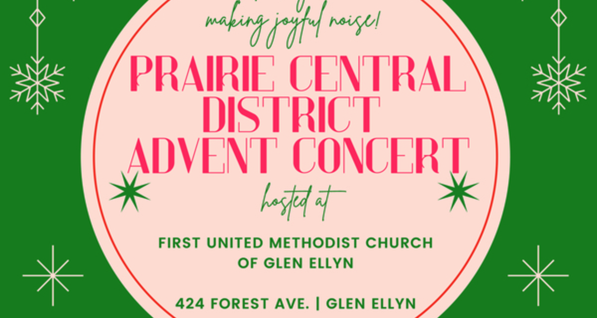 Prairie Central 2026 Advent Concert - Northern Illinois Annual Conference